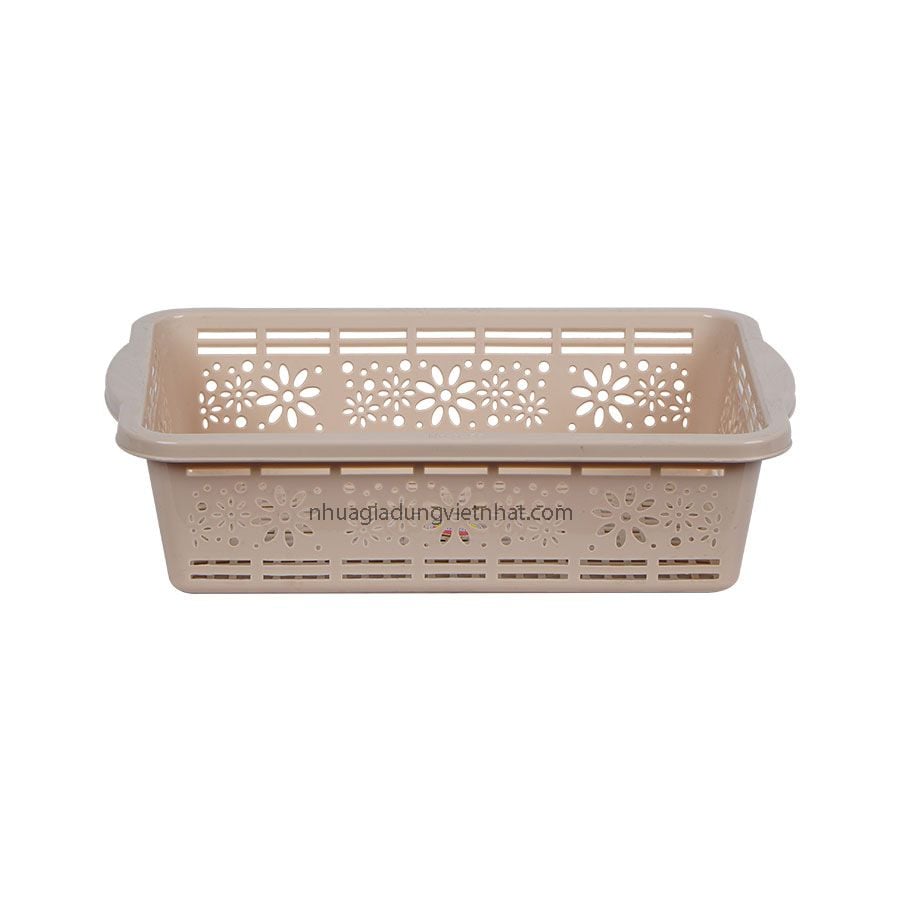 Rổ vuông hoa đại 3457 – Nhựa Việt Nhật