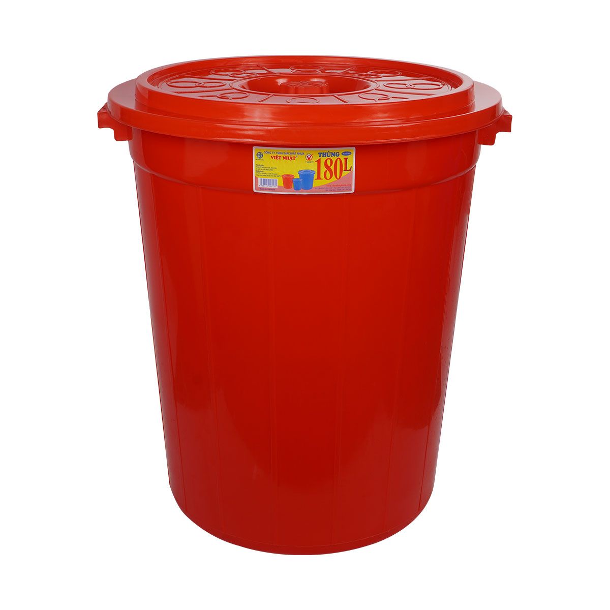 Thùng 180L có nắp 53 – Công Ty Nhựa Việt Nhật