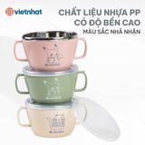 Ca giữ nhiệt 2 quai inox 6019 – Nhựa Việt Nhật