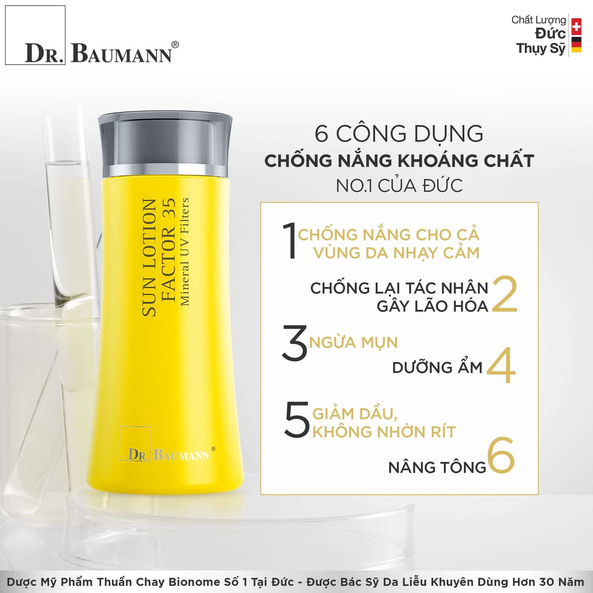 Dr. Baumann Sun Lotion Factor 35 Mineral UV Filters – Dr. Baumann VN