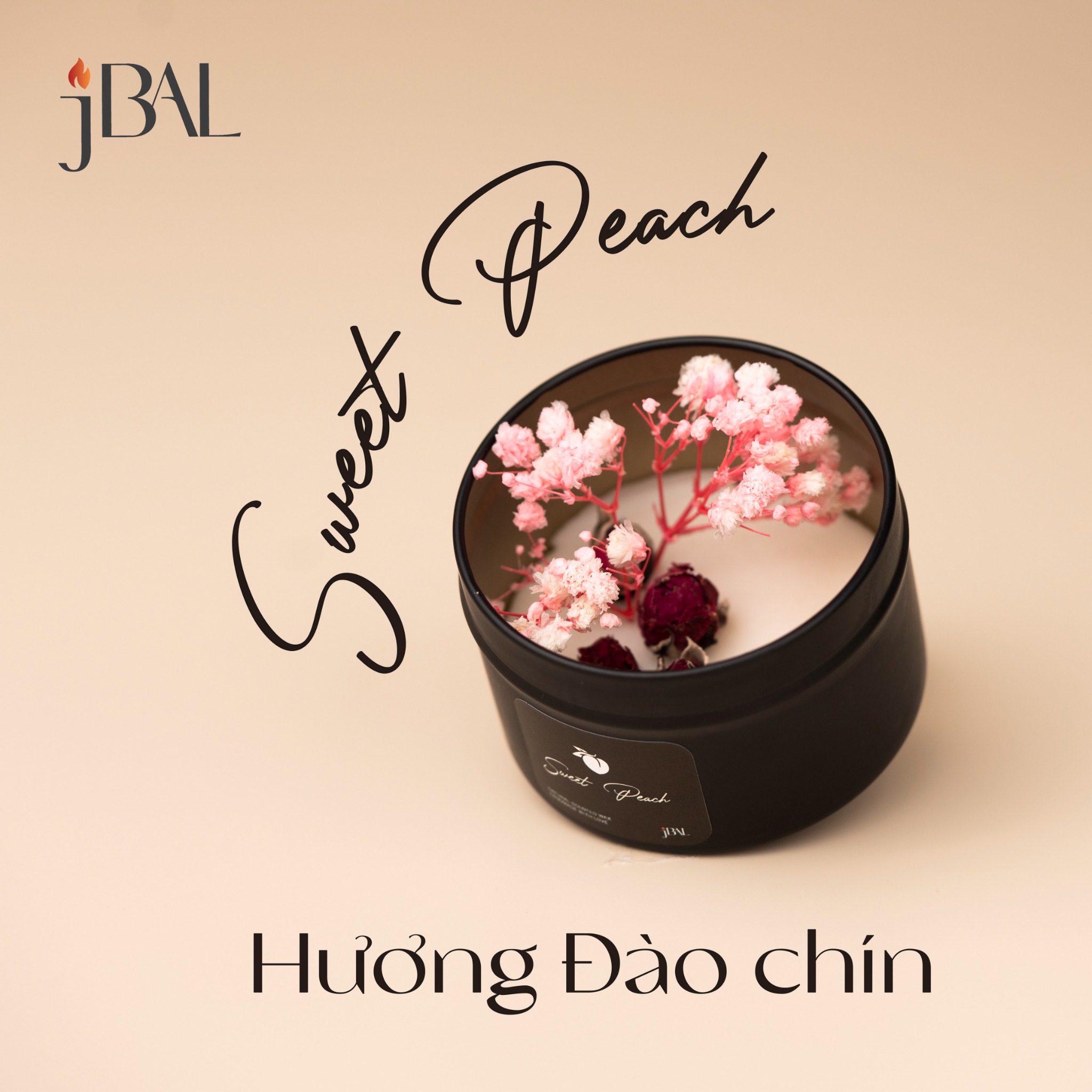 Sáp Thơm Sweet Peach - Hương Đào Chín: Khử Mùi Xe Hơi & Tủ Quần Áo