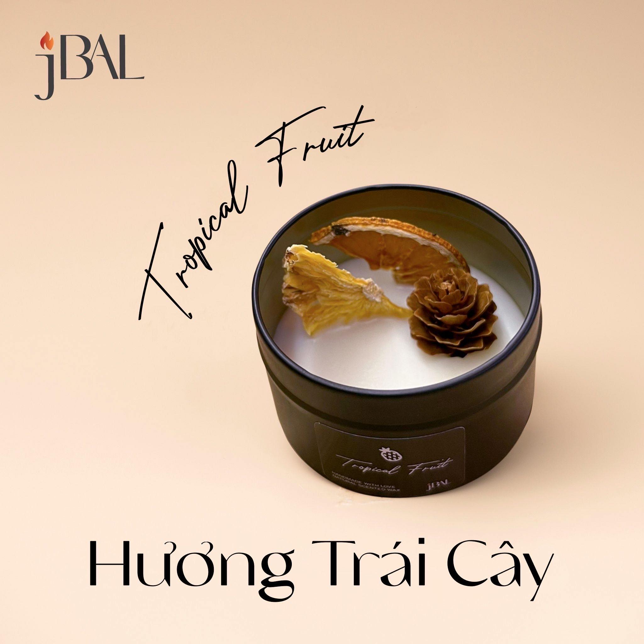 Sáp Thơm Tropical Fruit - Hương Trái Cây Nhiệt Đới: Khử Mùi Xe Hơi
