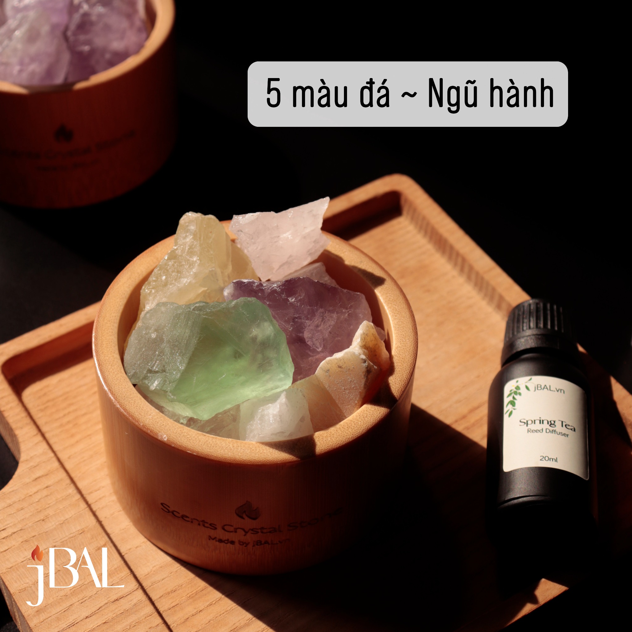 Đá thơm khuếch tán Tinh dầu jBAL Vietnam