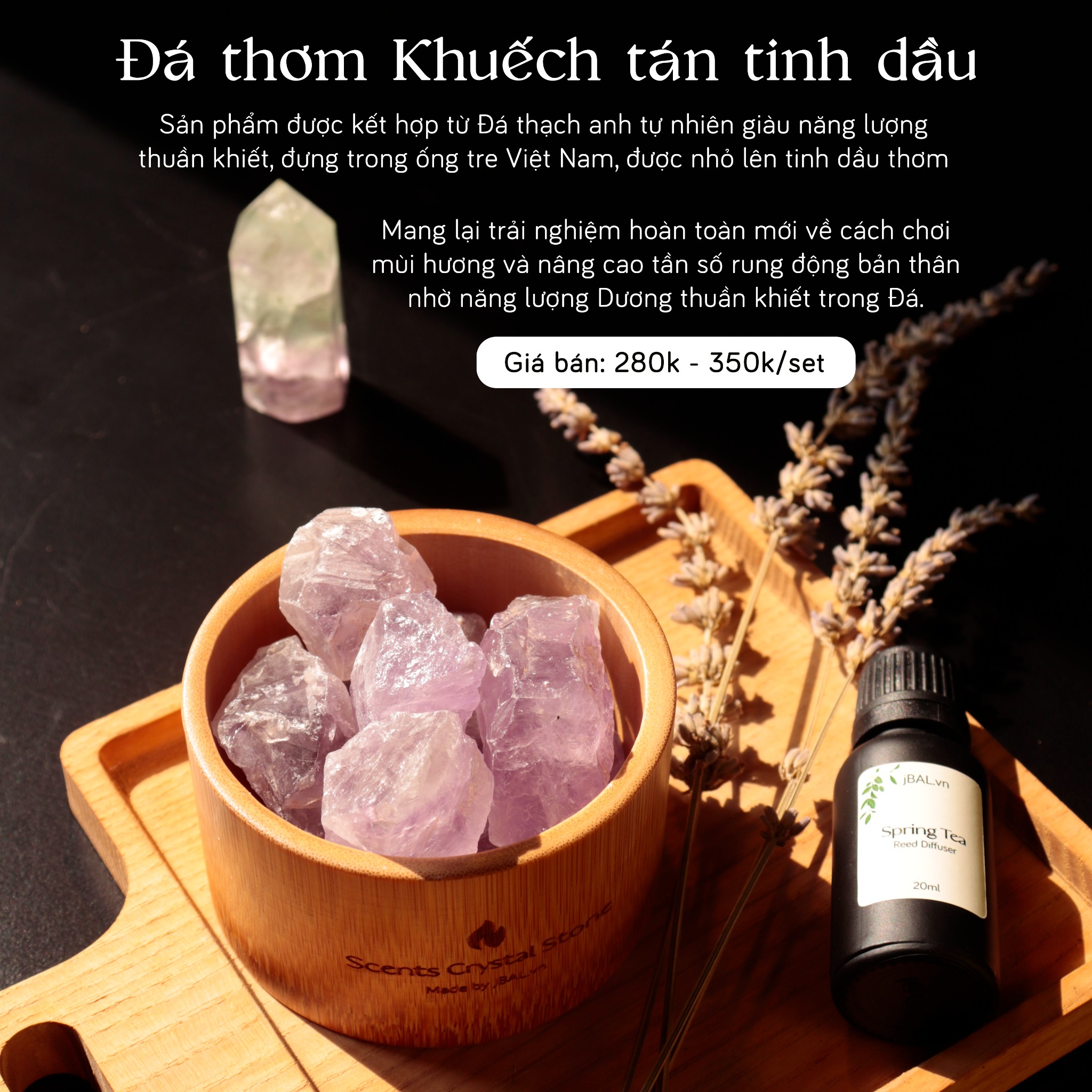 Đá thơm khuếch tán Tinh dầu jBAL Vietnam