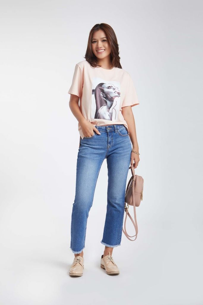 Áo thun graphic Nữ cotton NINOMAXX 1909105 - Ninomaxx Concept