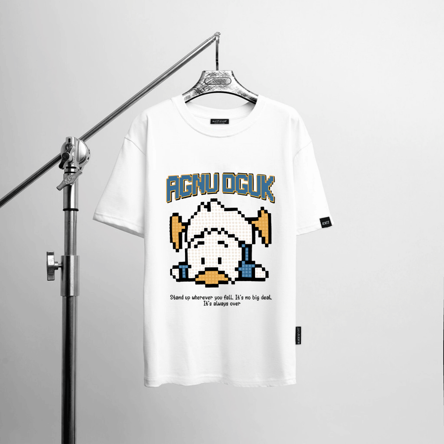 Áo thun tay lỡ form rộng AGNU Duck - Streetwear