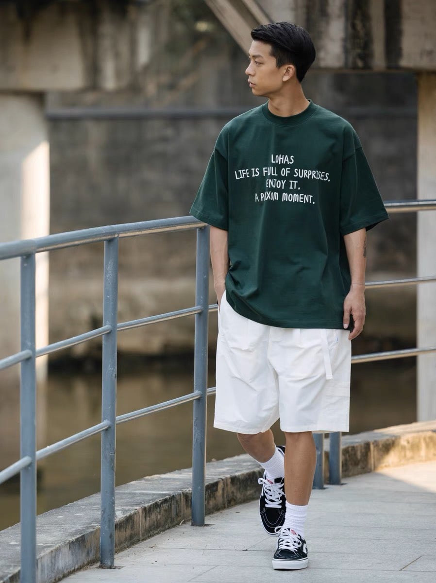 Áo thun tay lỡ form rộng LOHAS - Streetwear