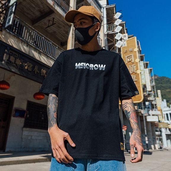 Áo thun tay lỡ form rộng Msicrow [2 màu] - Phong Boutique Streetwear