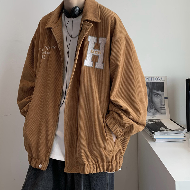 Varsity nhung chữ H [2 màu] - Streetwear
