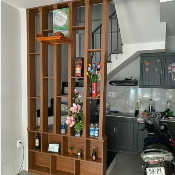 Vách ngăn phòng khách bằng gỗ – Vách Hoa Văn - Nội Thất Nhà Đẹp