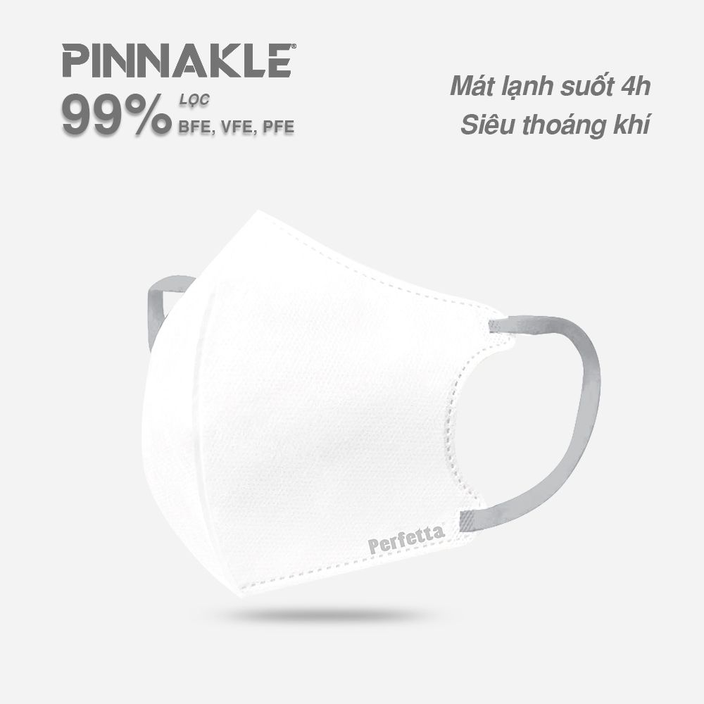 Gói Khẩu Trang Perfetta Pinnakle Cool Mask, Lớp Trong Siêu Mát Lạnh (7