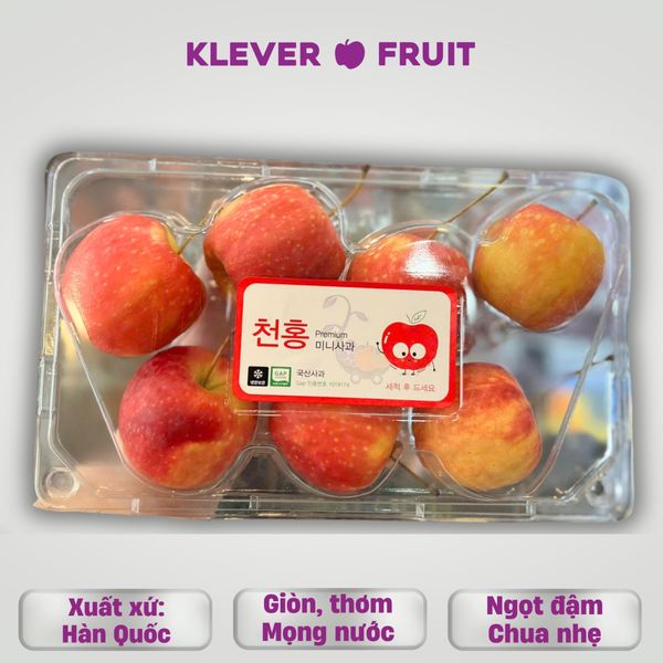 Táo Mini Cheon Hong Hàn Quốc – Vị Ngọt Giòn Độc Đáo Từ Vùng Sangju