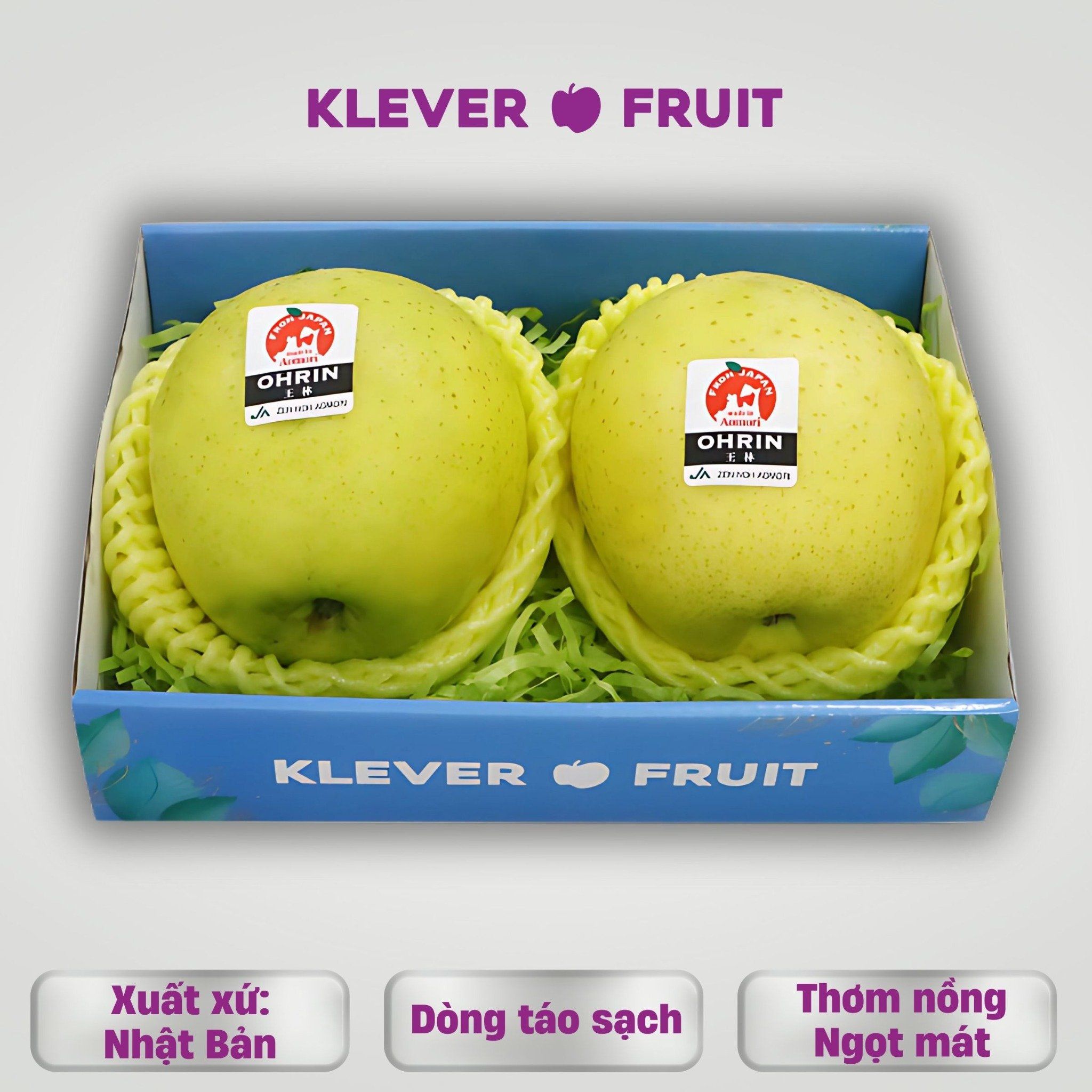 Táo Ohrin Nhật Bản - Hương Vị Dứa và Lê Độc Đáo | Klever Fruit