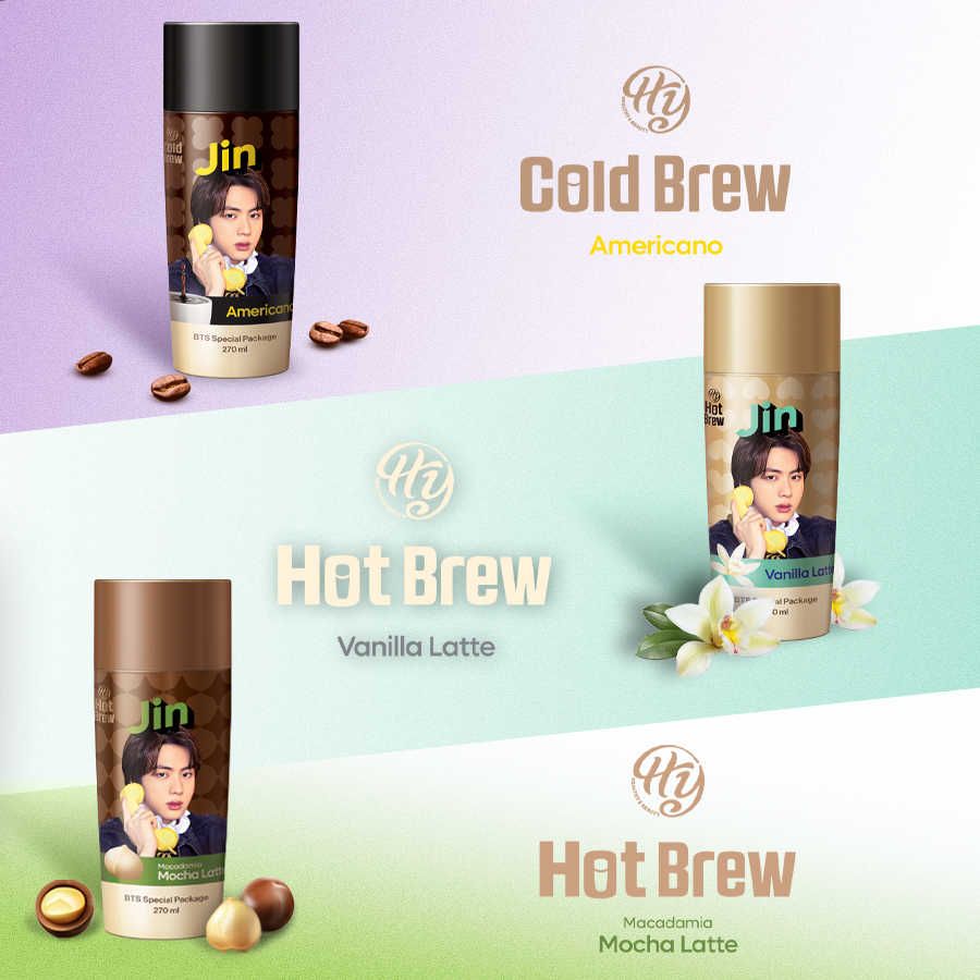 Cafe HY phiên bản JIN - Combo 3 chai – BTS Coffee Official