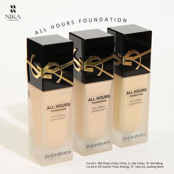Kem Nền YSL Long Hour Foundation 25ml – Nika Cosmetics