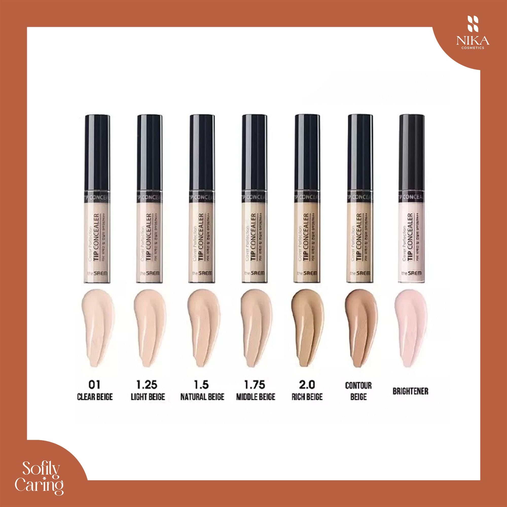 Kem Che Khuyết Điểm The Saem Cover Perfection Tip Concealer – Nika ...