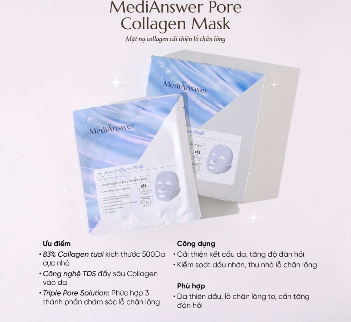 Mặt Nạ Medi Answer Collagen Mask - Nika Cosmetics