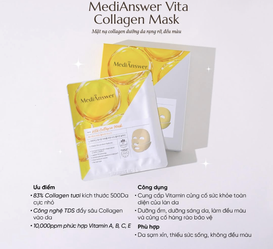 Mặt Nạ Medi Answer Collagen Mask - Nika Cosmetics