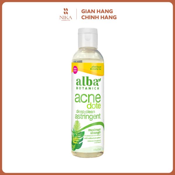 Nước Tẩy Trang Alba Botanica Acnedote Deep Clean Astringent 177ml ...