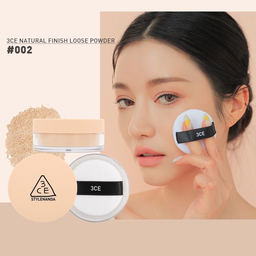 Phủ Bột 3CE Natural Finish Loose Powder 20g – Nika Cosmetics
