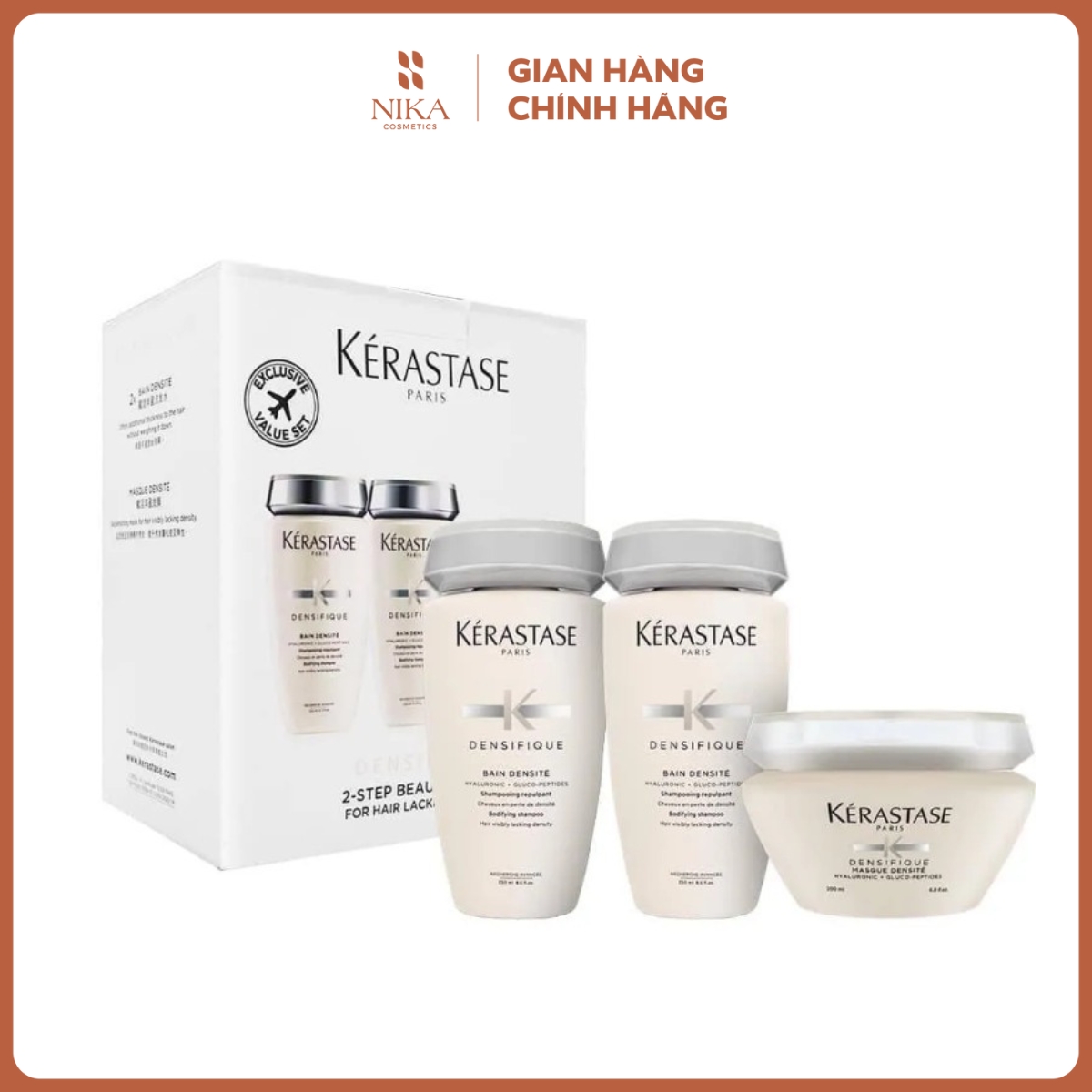 Set Dầu gội + Kem ủ tóc Kerastase 2 Step Beauty Ritual 250mlx2 + 200ml ...