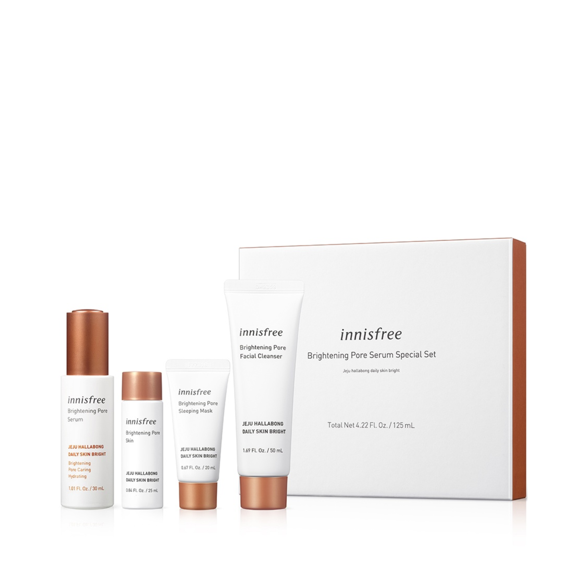 SET INNISFREE BRIGHTENING PORE SERUM SPECIAL 4PCS – Nika Cosmetics