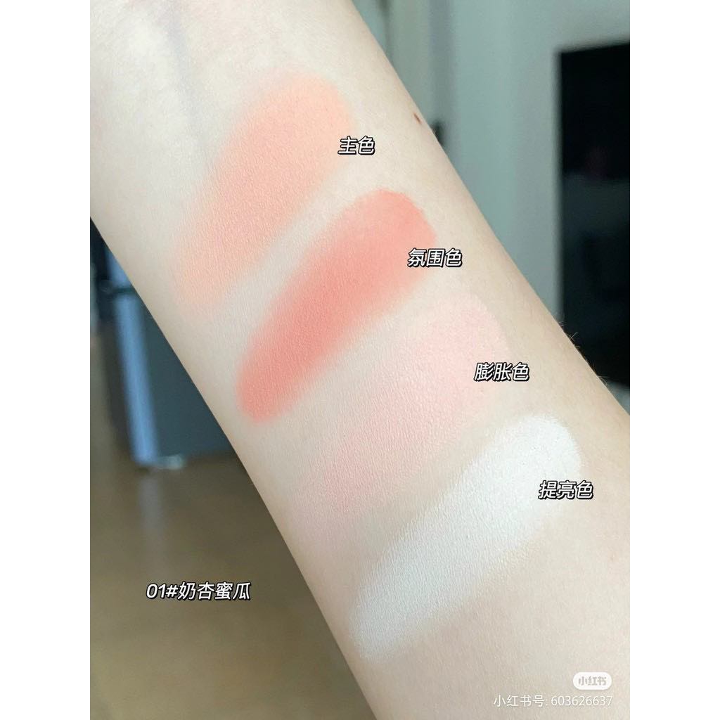 Bảng Má Hồng + Highlight Judy Doll Blush&Highlight Palette – Nika Cosmetics