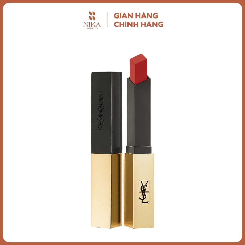 Son Thỏi YSL The Slim Leather Matte Lipstick 2.2G - Nika Cosmetics