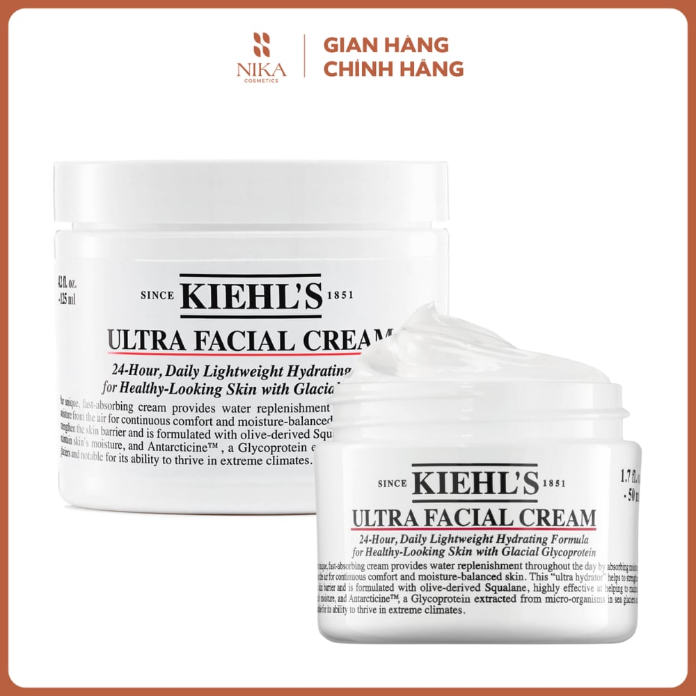 Kem Dưỡng Ẩm Kiehls Ultra Facial Cream 50ml Nika Cosmetics