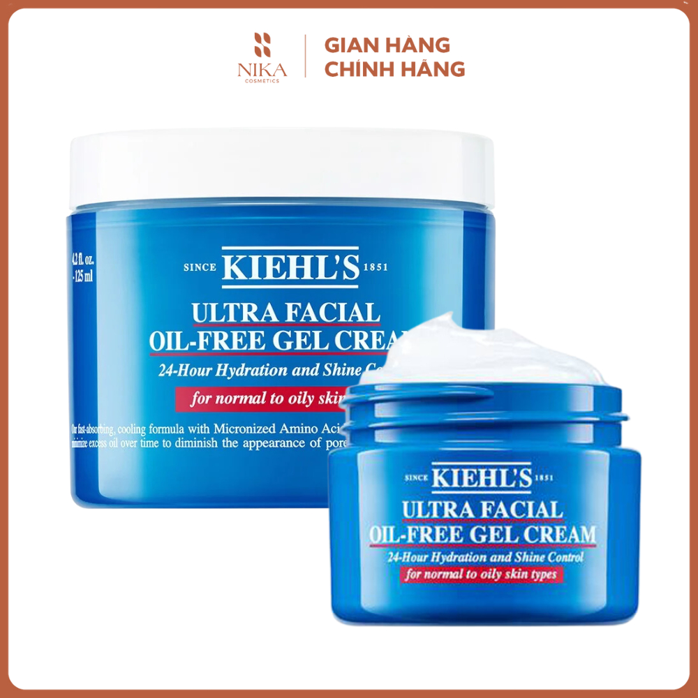 Kem Dưỡng Kiehls Ultra Facial Oil Free Gel Cream Nika Cosmetics