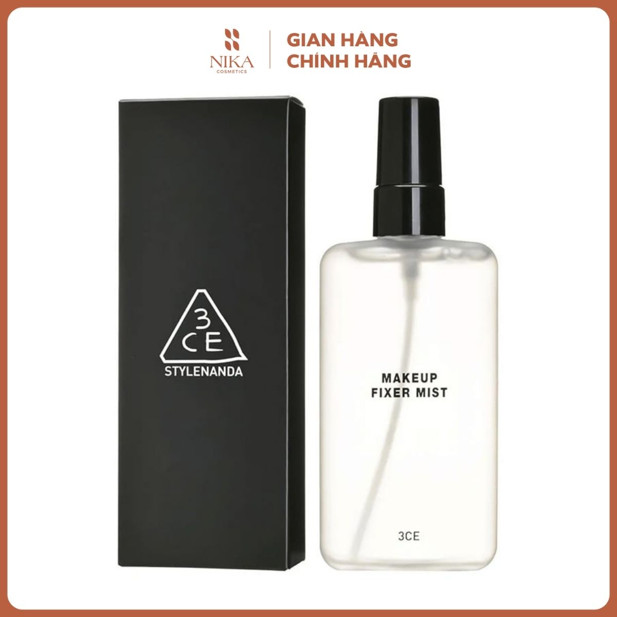 Xịt Khóa Makeup 3CE Makeup Fixer Mist – Nika Cosmetics