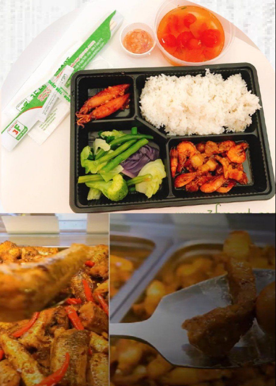 Thực đơn Cơm trưa 3F (phần) – 3F Food Mart / Cty CP Thực Phẩm Biển Việt