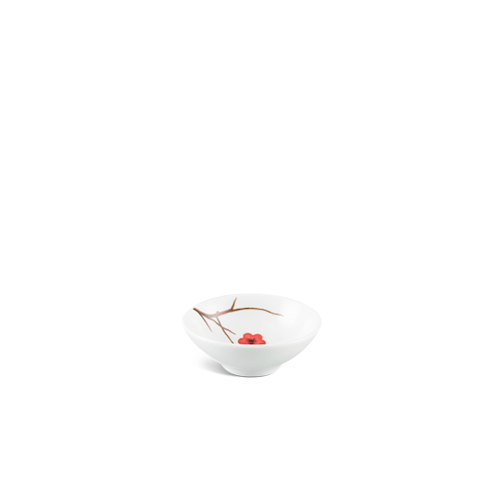 Chén chấm 9 cm - Daisy - Hồng Mai Gốm sứ Minh Long