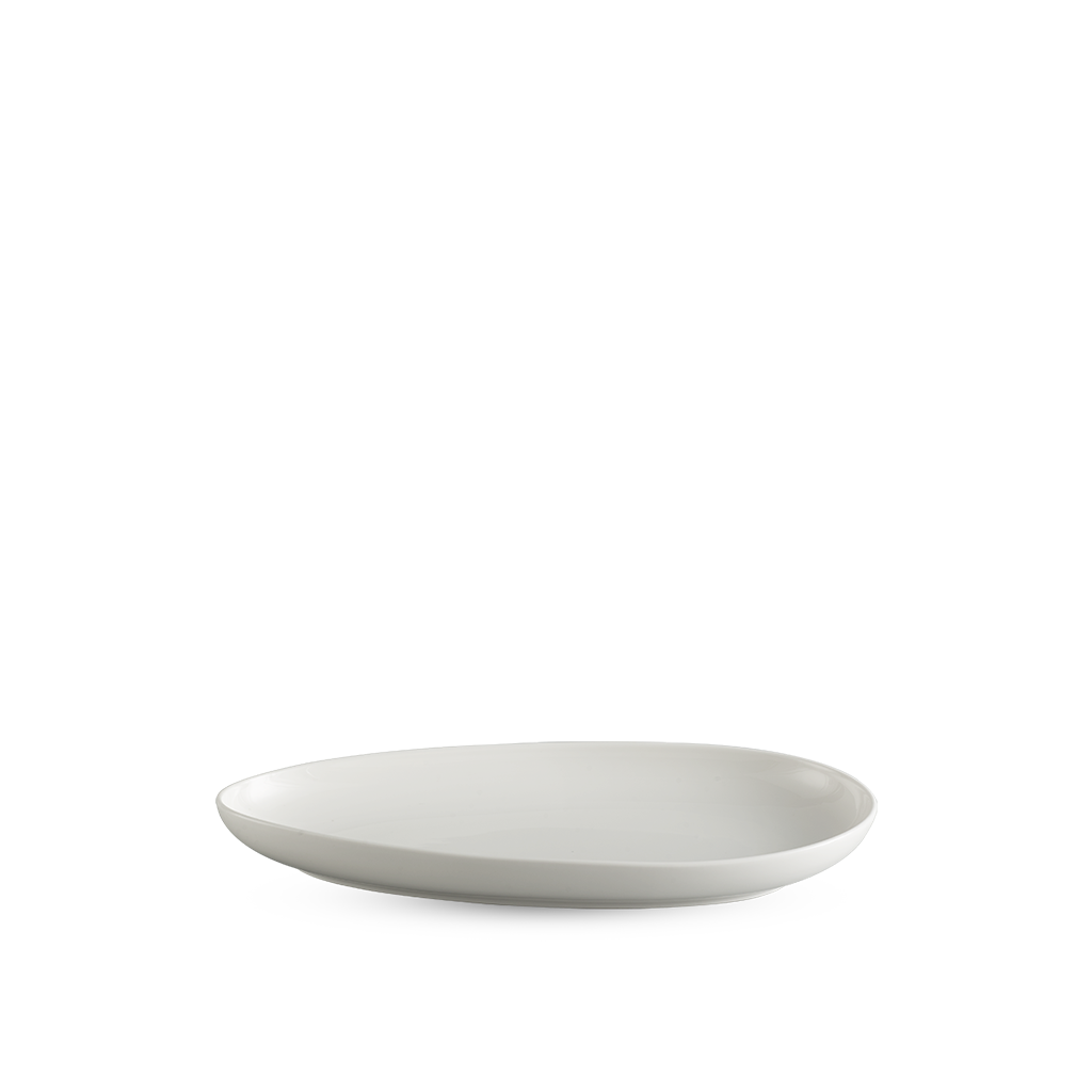 Dĩa hạt gạo 33 cm - Gourmet Lys - Trắng Ngà Gốm sứ Minh Long