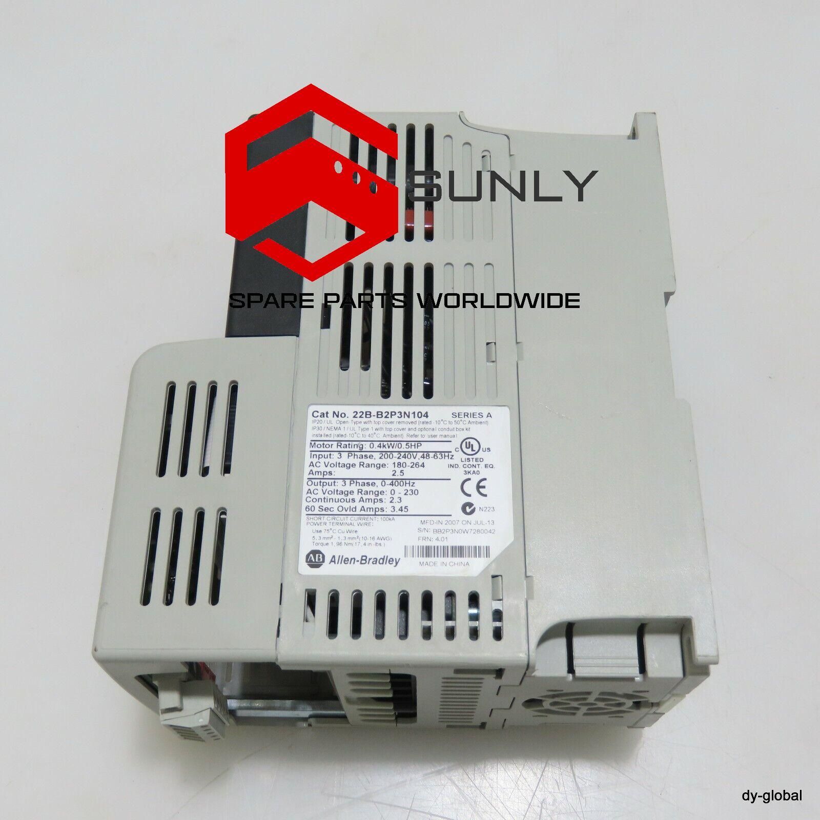 Biến tần Allen Bradley 22B-B2P3N104 0.4kW 3 Pha 220V – SUNLY INDUSTRY