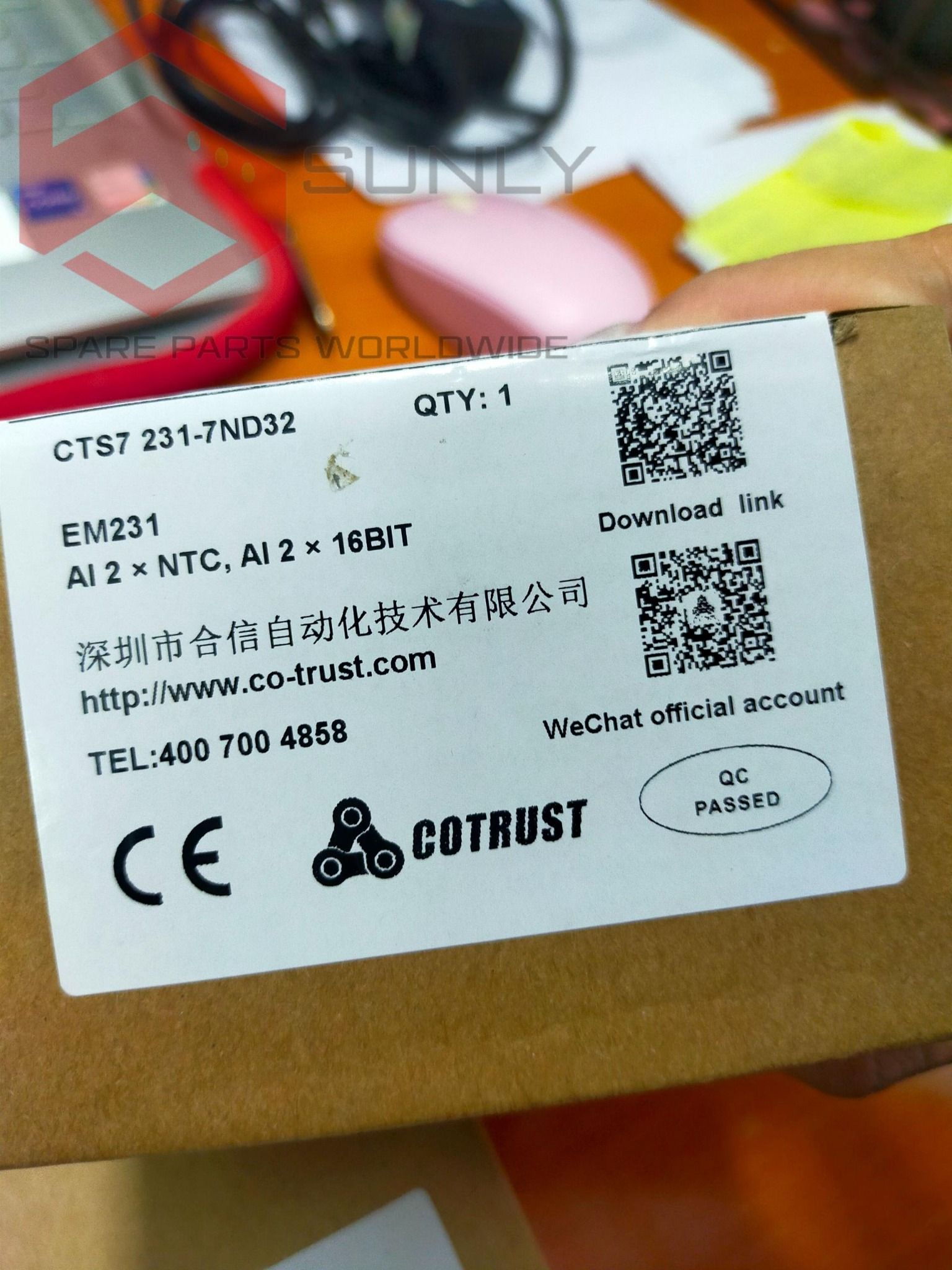 Module Nhiệt Độ EM31 CTS7 231-7ND32 - COTRUS – SUNLY INDUSTRY