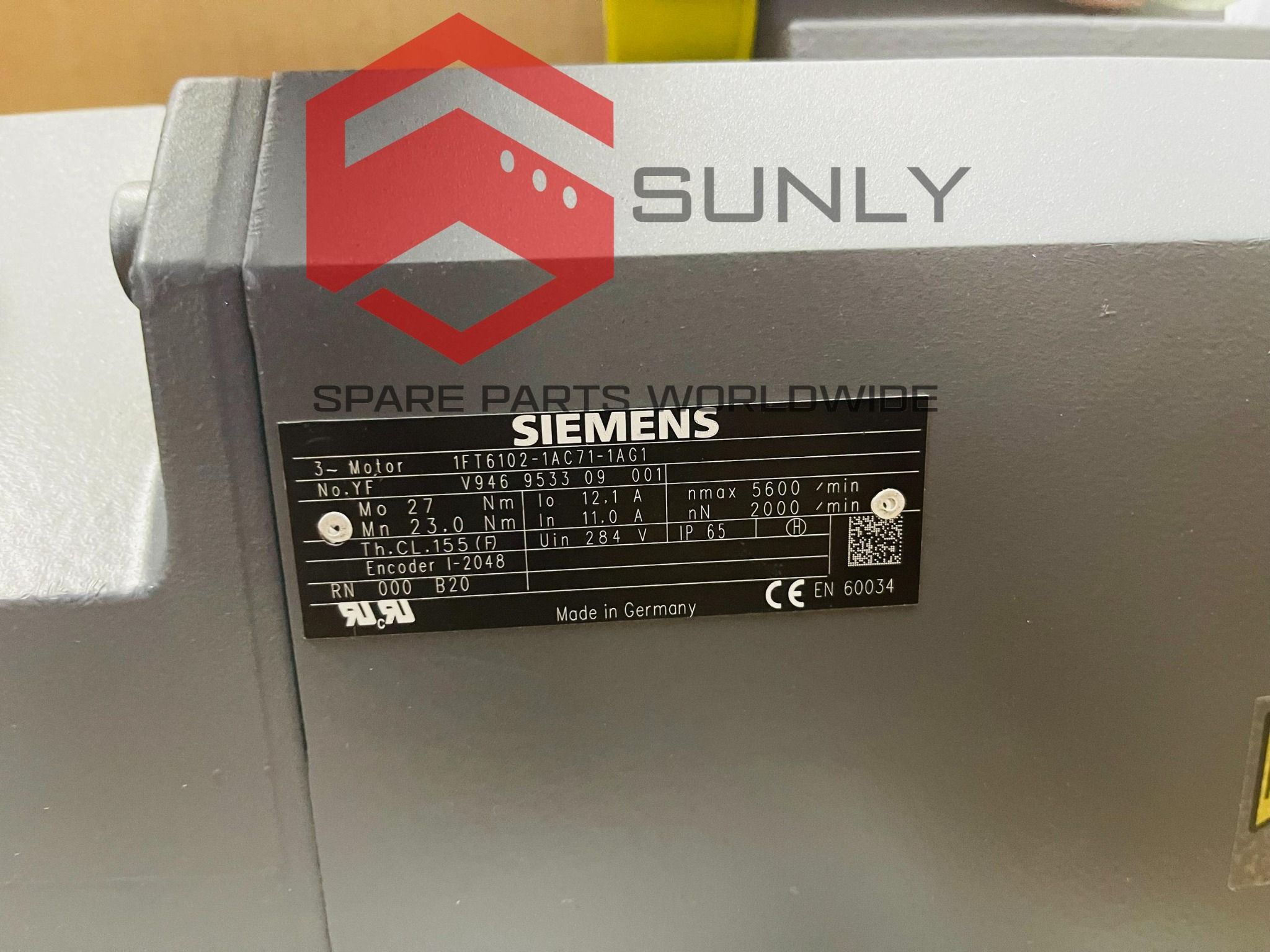 1FT6102-1AC71-1AG1 - SERVO MOTOR - SIEMENS – SUNLY INDUSTRY