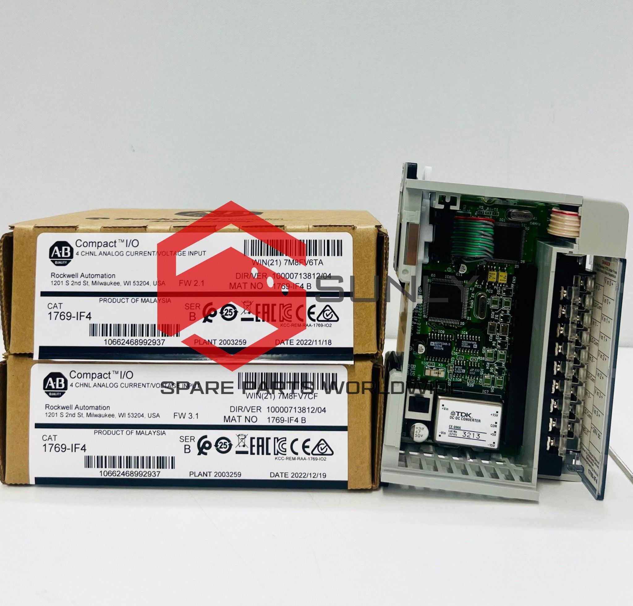 1769-IF4 - MODULE ANALOG INPUT - ALLEN BRADLEY – SUNLY INDUSTRY