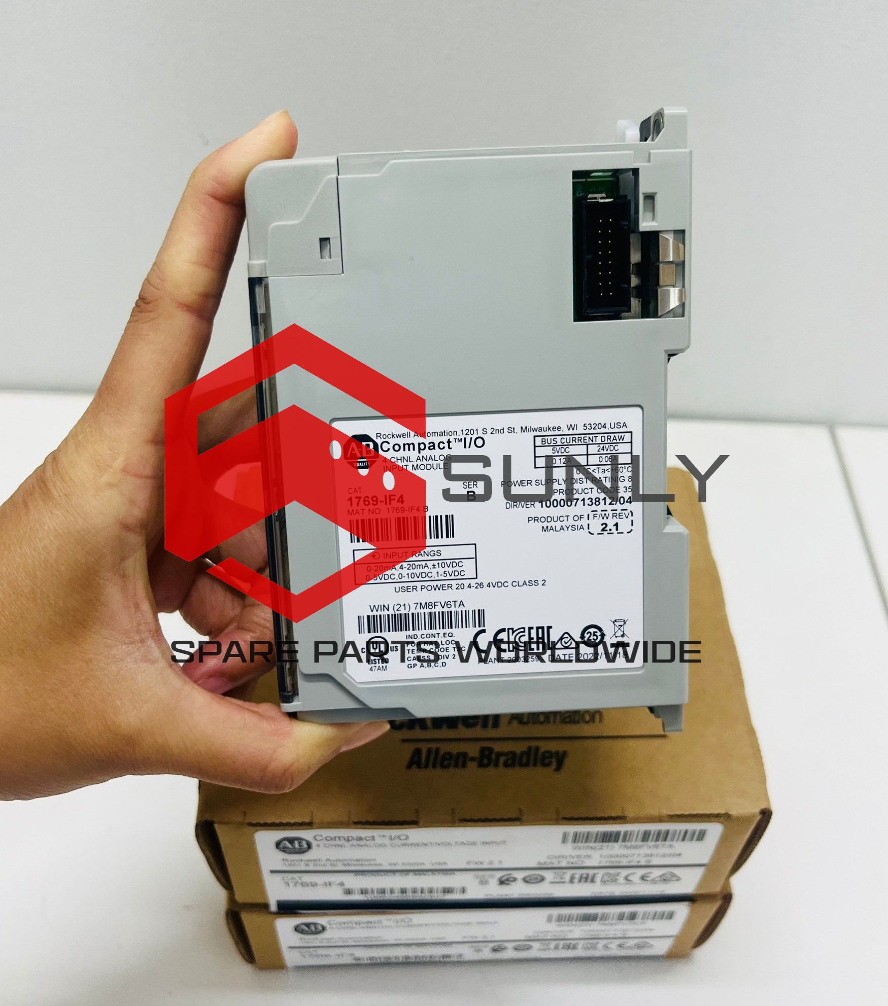 1769-IF4 - MODULE ANALOG INPUT - ALLEN BRADLEY – SUNLY INDUSTRY