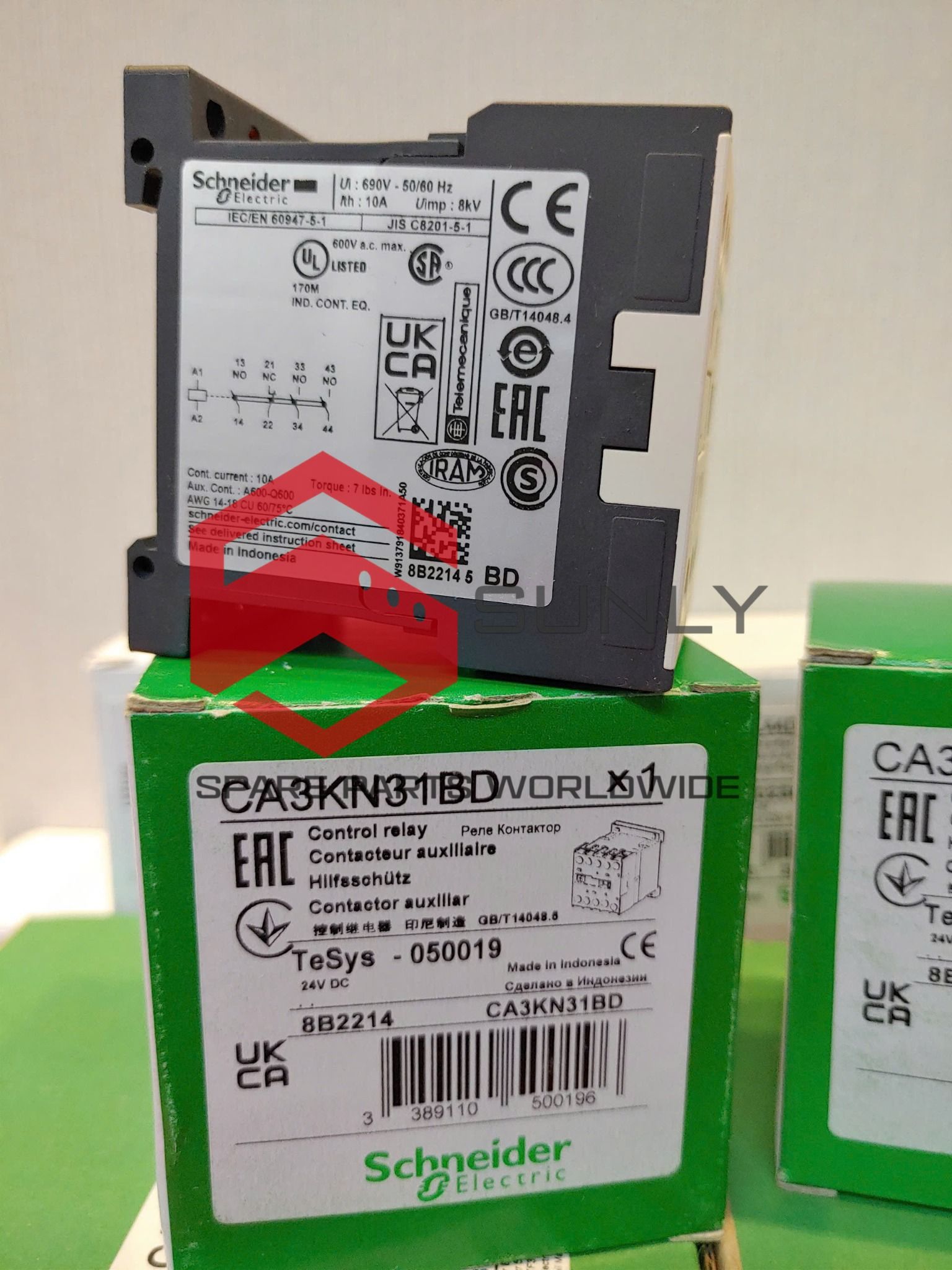 CA3KN31BD | Rơ le Schneider – SUNLY INDUSTRY