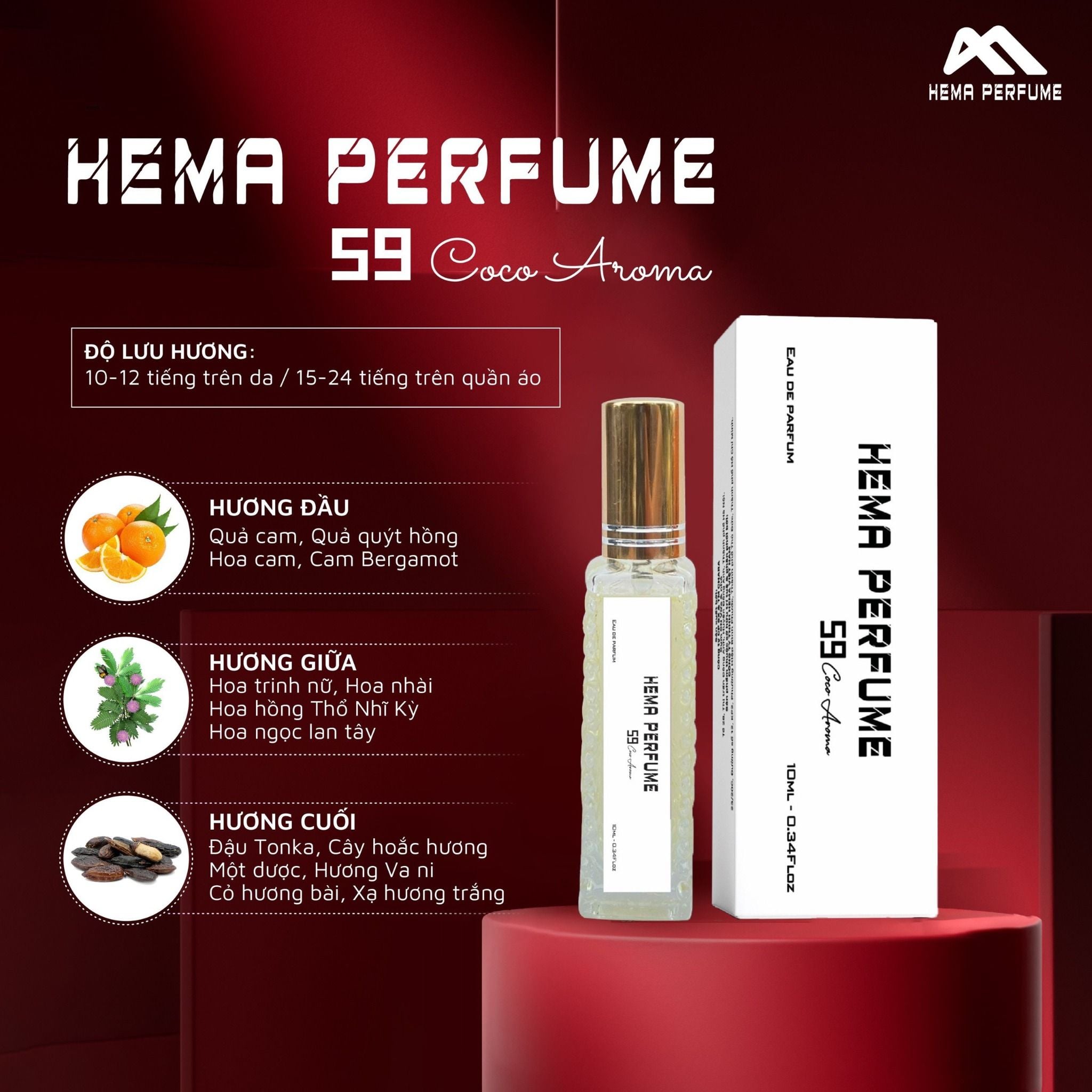 NƯỚC HOA HEMA PERFUME 59 ( COCO CHANEL ) – HEMA VIỆT NAM