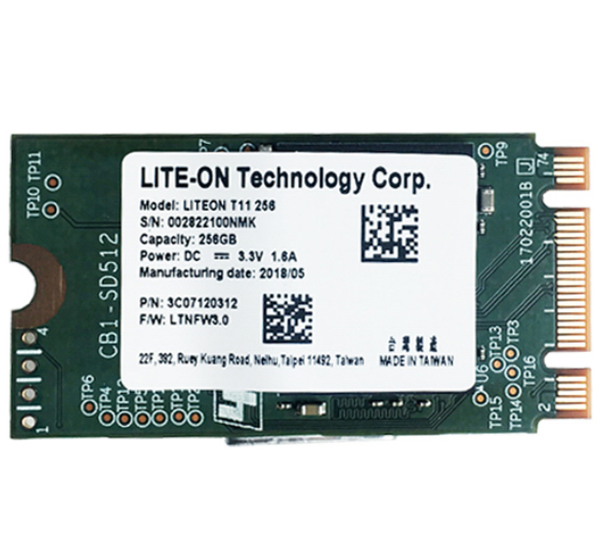 SSD Liteon Technology Corp M.2 256GB PCIE 2242 NVMe – Linh Kiện IT