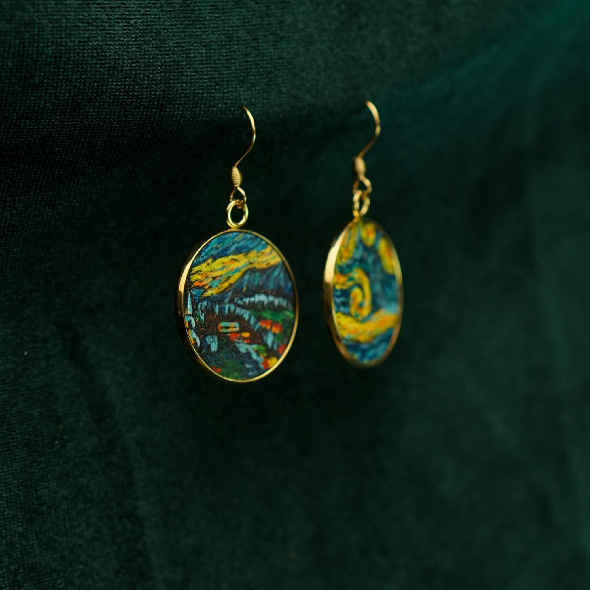 Bông Tai Starry Night – Đỏ Art