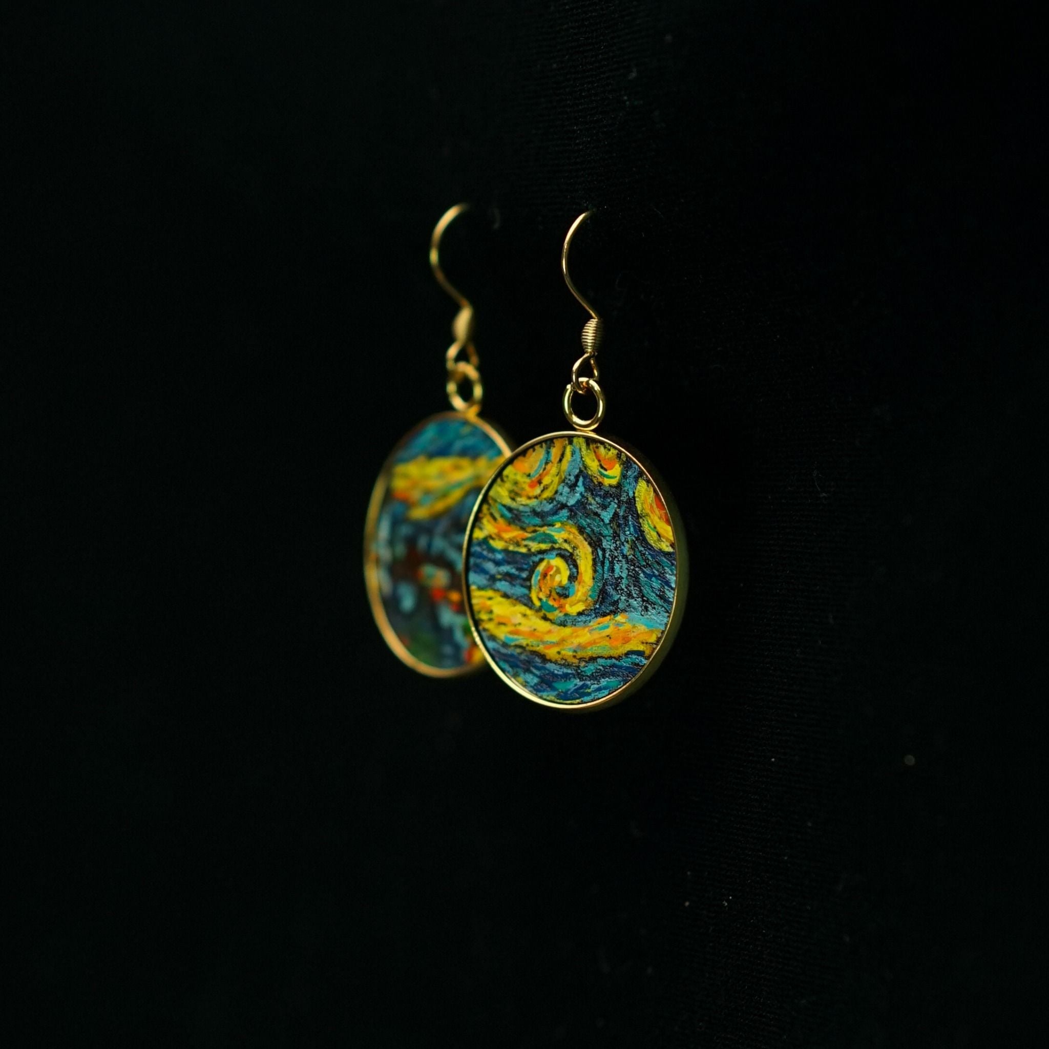 Bông Tai Starry Night – Đỏ Art
