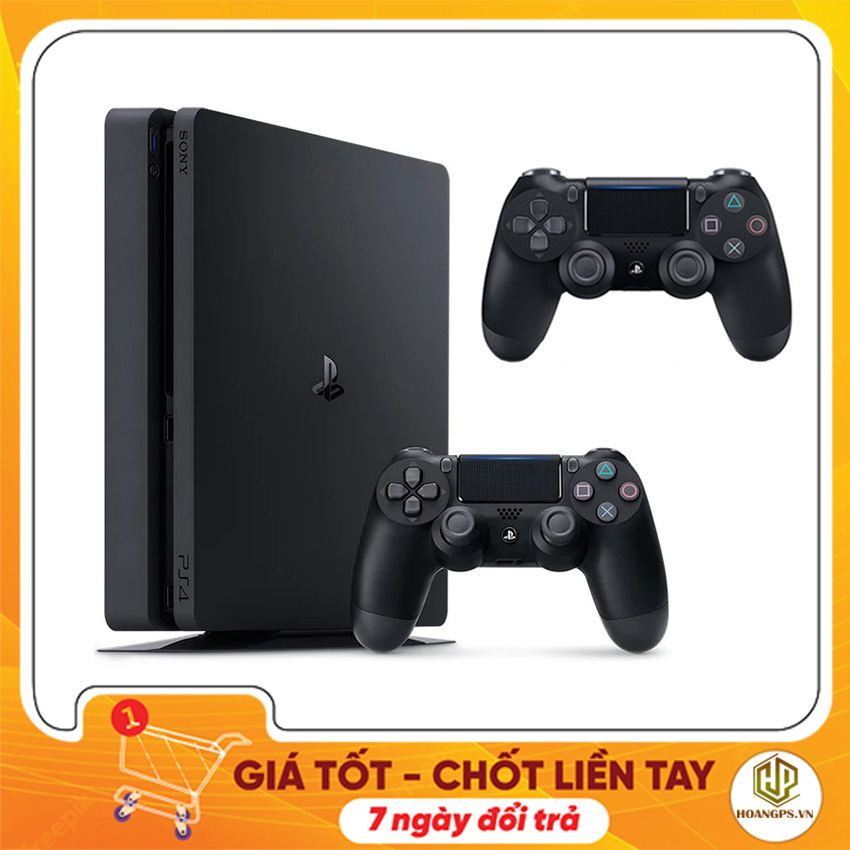 Máy PS4 SLim 500GB 2nd + tặng thêm tay cầm PS4 Slim/Pro