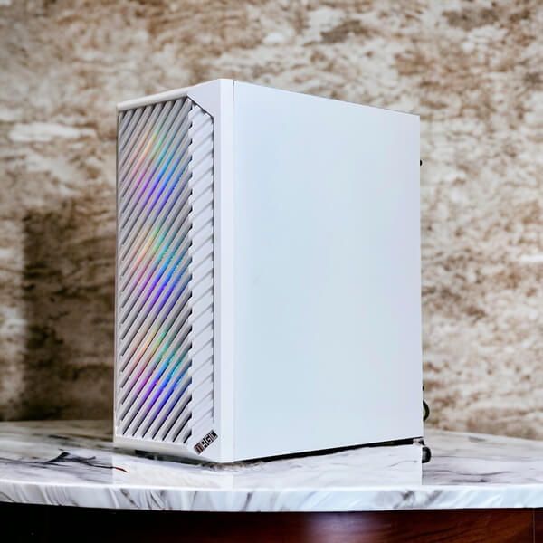 Thùng máy Case Magic Luxury 4F - Trắng | Full Tower, kèm sẵn 4 fan