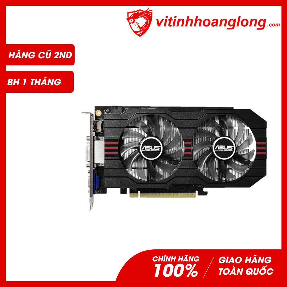 Card màn hình Asus GTX 750Ti 2GB 128bit DDR5 cũ