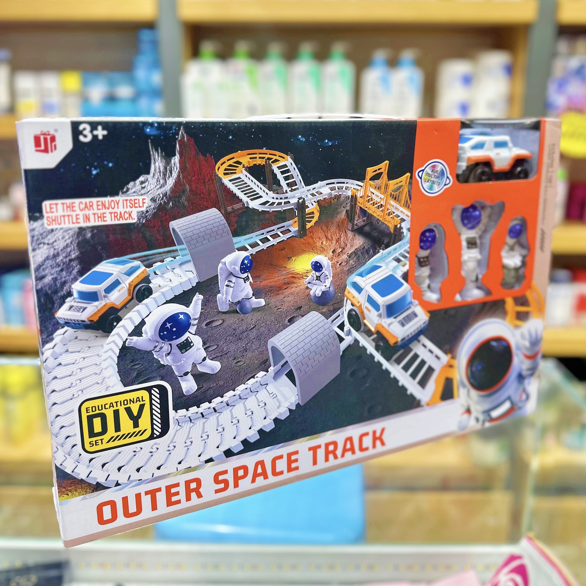 BỘ LẮP RÁP ĐƯỜNG RAY XE VŨ TRỤ PHI HÀNH GIA THÁM HIỂM KHÔNG GIAN, ĐƯỜNG ĐUA VŨ TRỤ OUTER SPACE ...