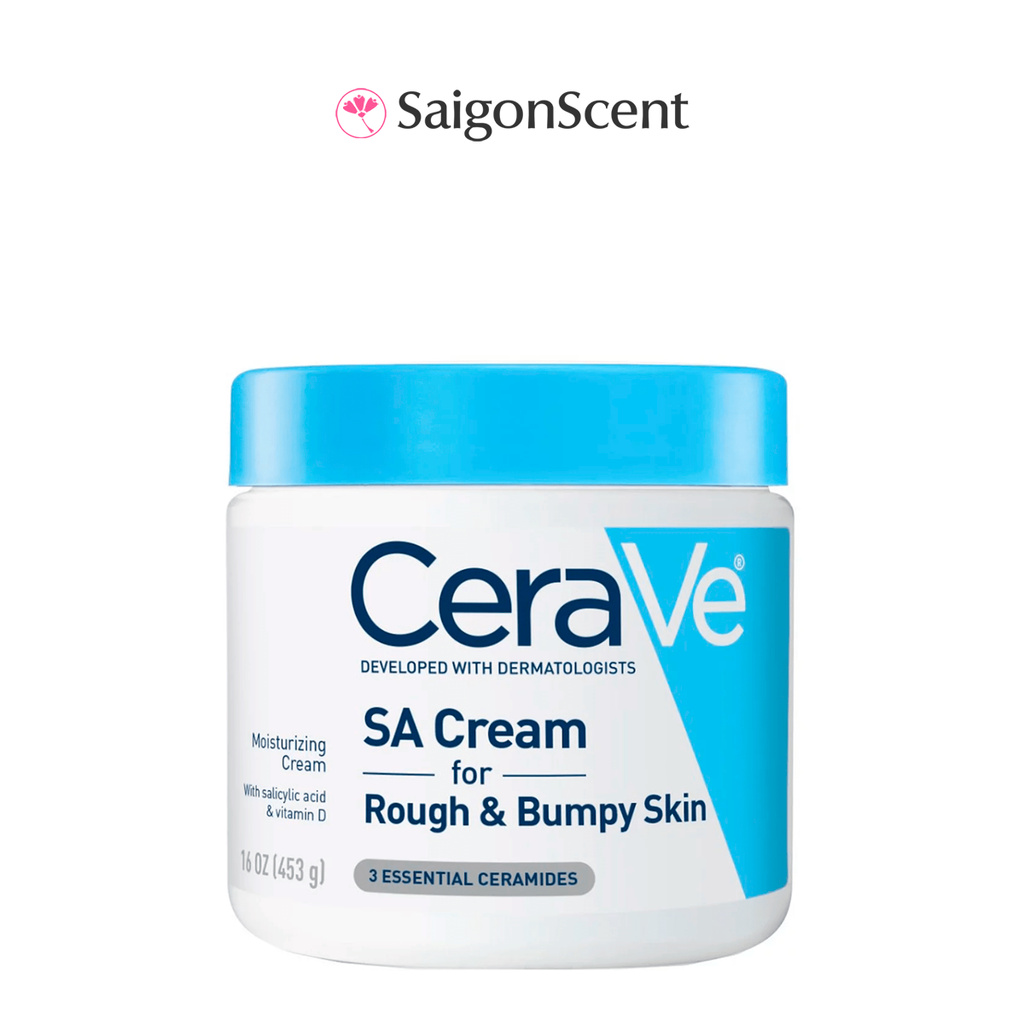 Kem dưỡng giảm viêm lỗ chân lông CeraVe SA Cream Rough and Bumpy Skin ...
