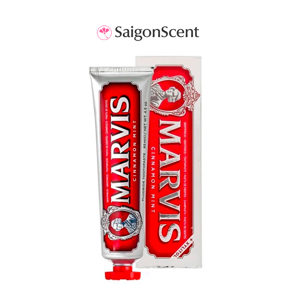 Kem đánh răng Marvis CINNAMON MINT Toothpaste 85mLKem đánh răng Marvis ...